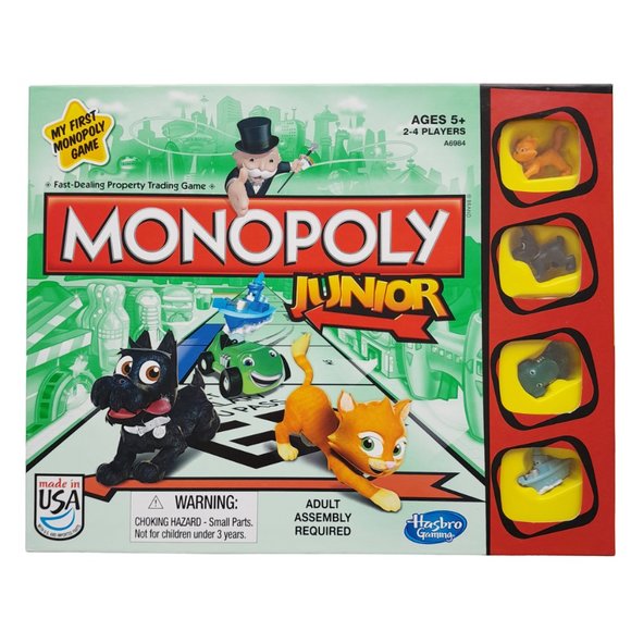 Hasbro | Toys | Hasbro Monopoly Junior Board Game | Poshmark